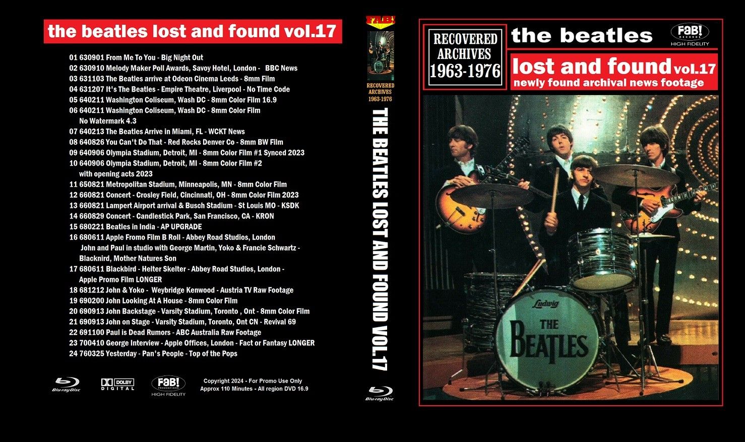 BEATLES DVD - LOST AND FOUND VOL.17 BLU-RAY