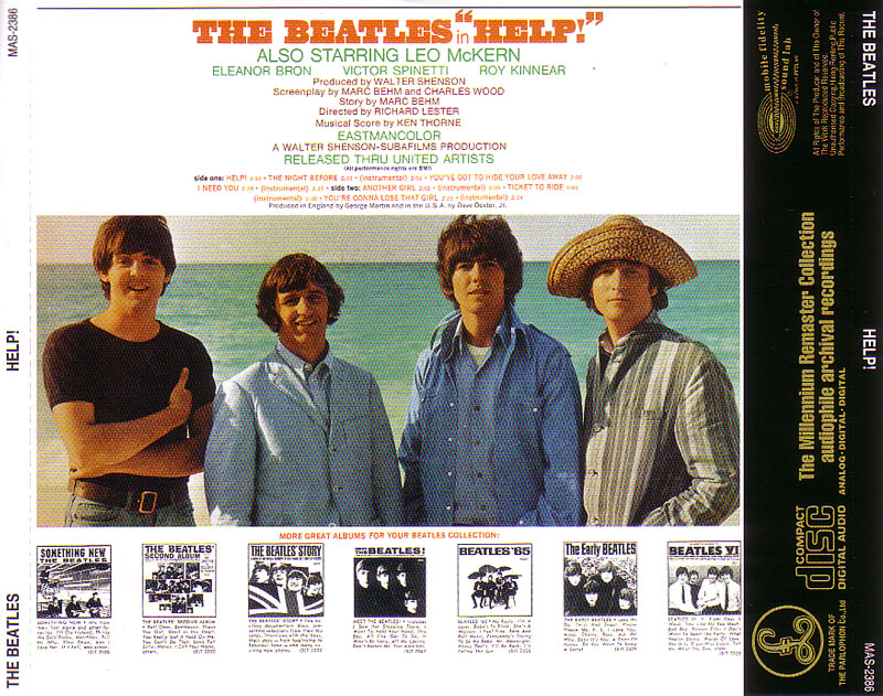 Beatles Cd - Help! U.S Version - Mono & Stereo