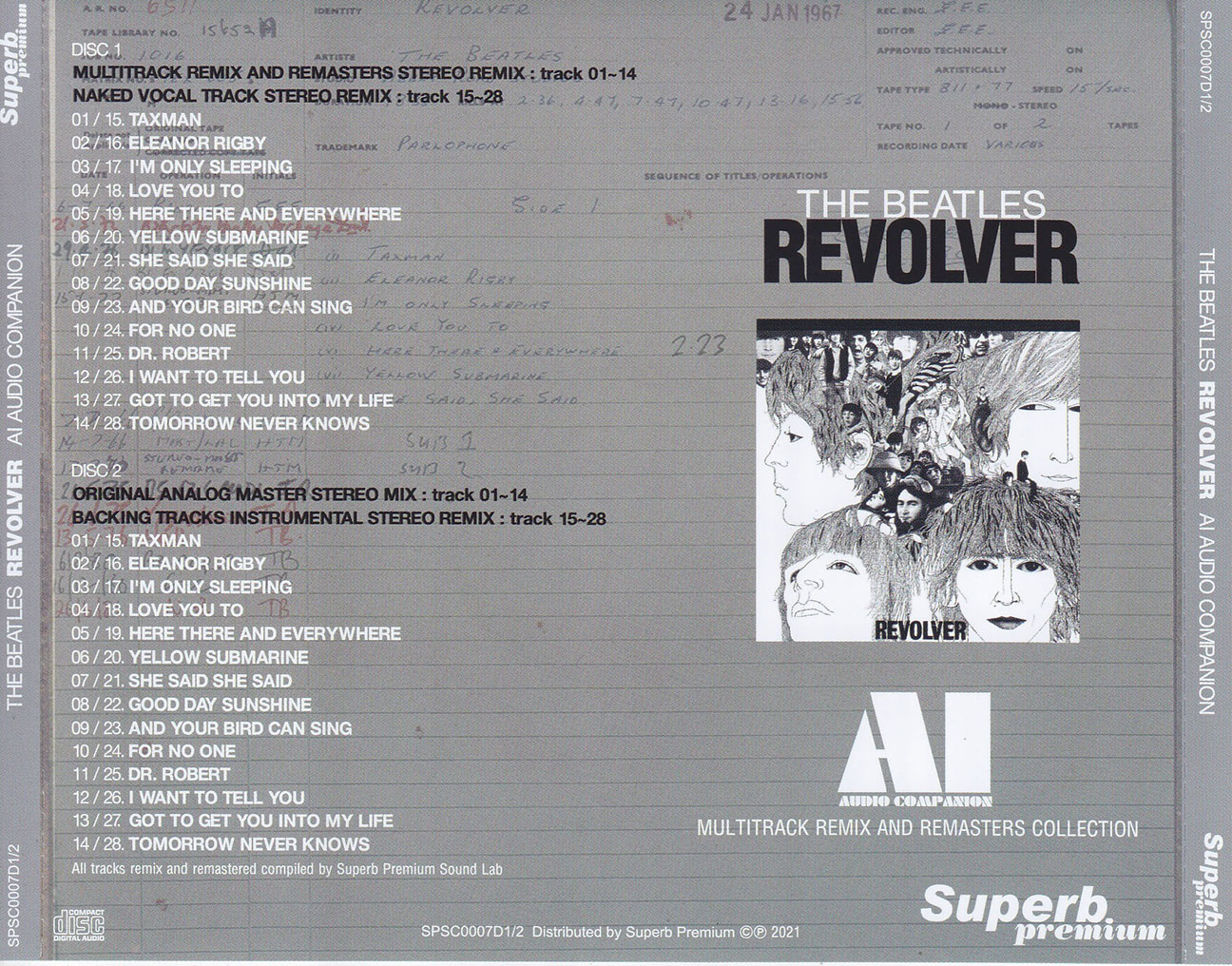 Beatles (2/Cd) Revolver AI Audio Companion