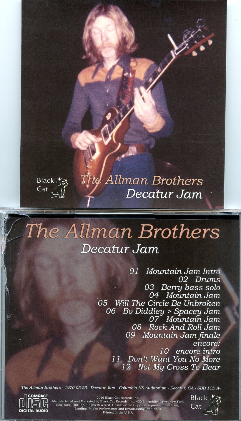 Allman Brothers Cd - Decatur Jam