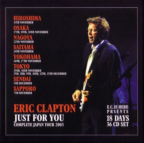 Eric Clapton (36/Cd) Complete Japan Tour 2003