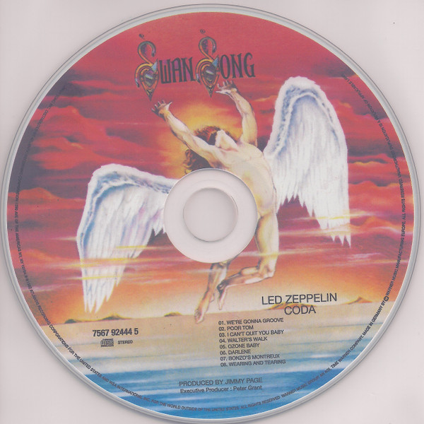 LED ZEPPELIN CODA MINI LP CD GERMAN PRESSING