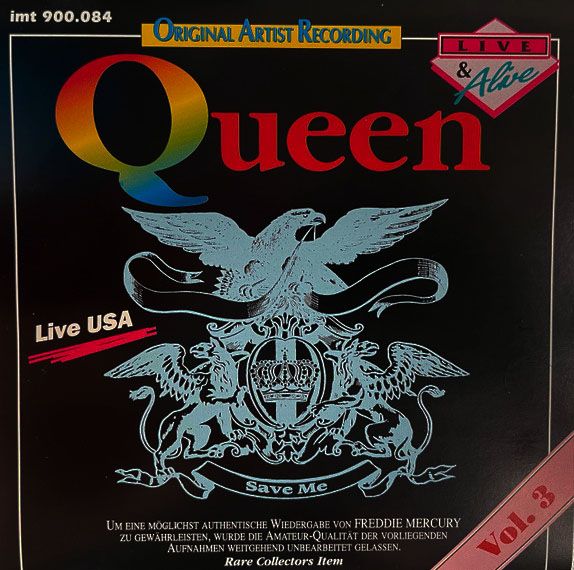 Queen Cd – Save Me (Live USA Vol. 3)