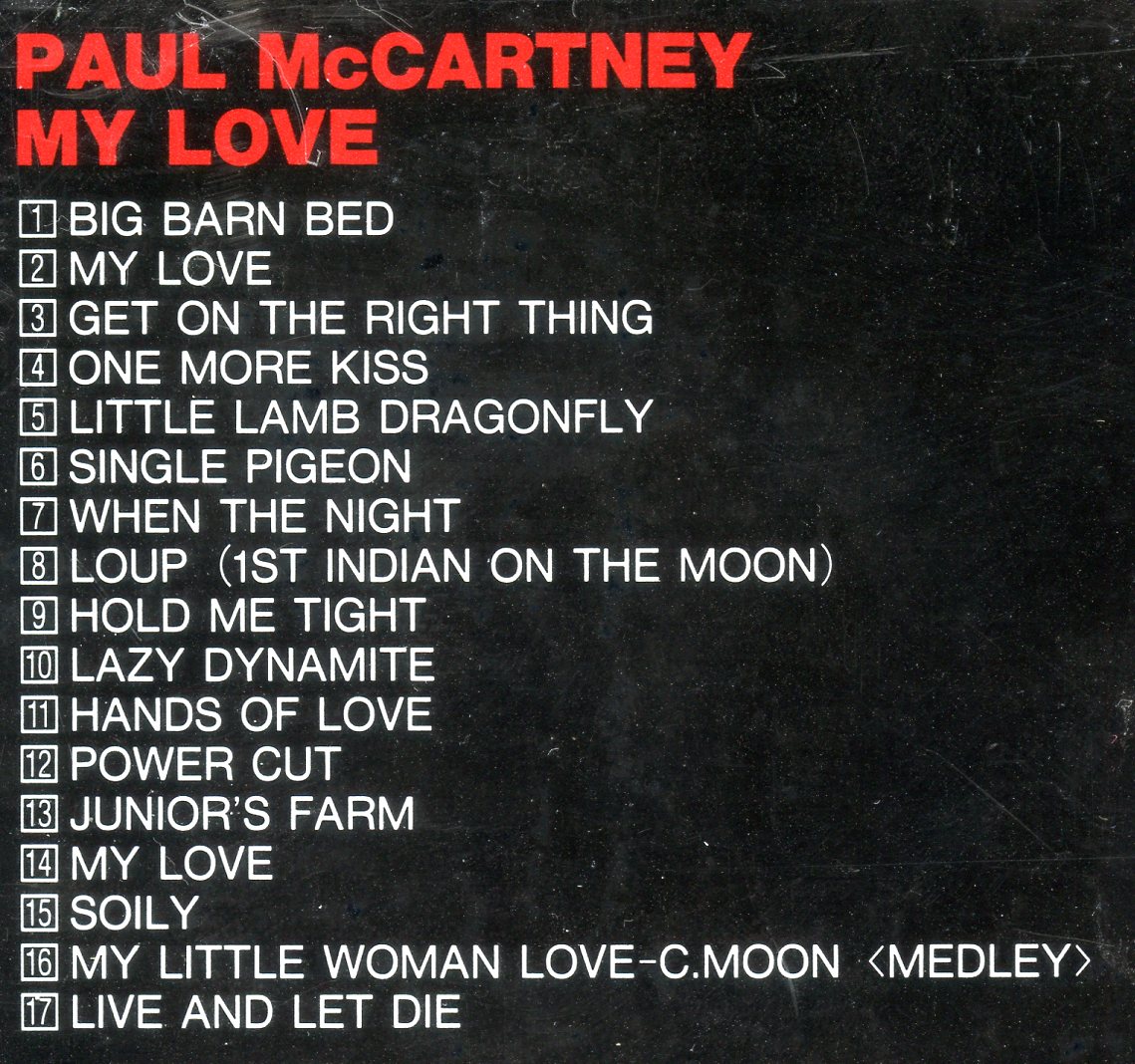 Paul McCartney Cd - My Love
