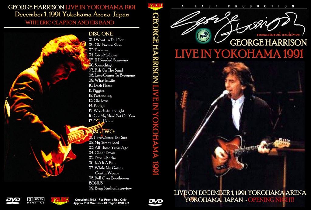 GEORGE HARRISON (2/DVD) LIVE YOKOHAMA JAPAN 1991
