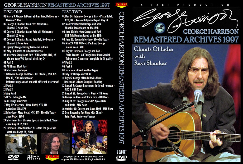 GEORGE HARRISON (2/DVD) REMASTERED ARCHIVES 1997