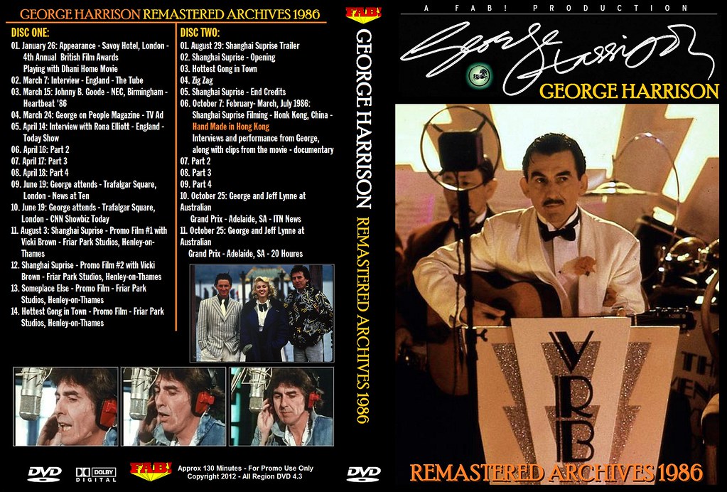 GEORGE HARRISON (2/DVD) REMASTERED ARCHIVES 1986