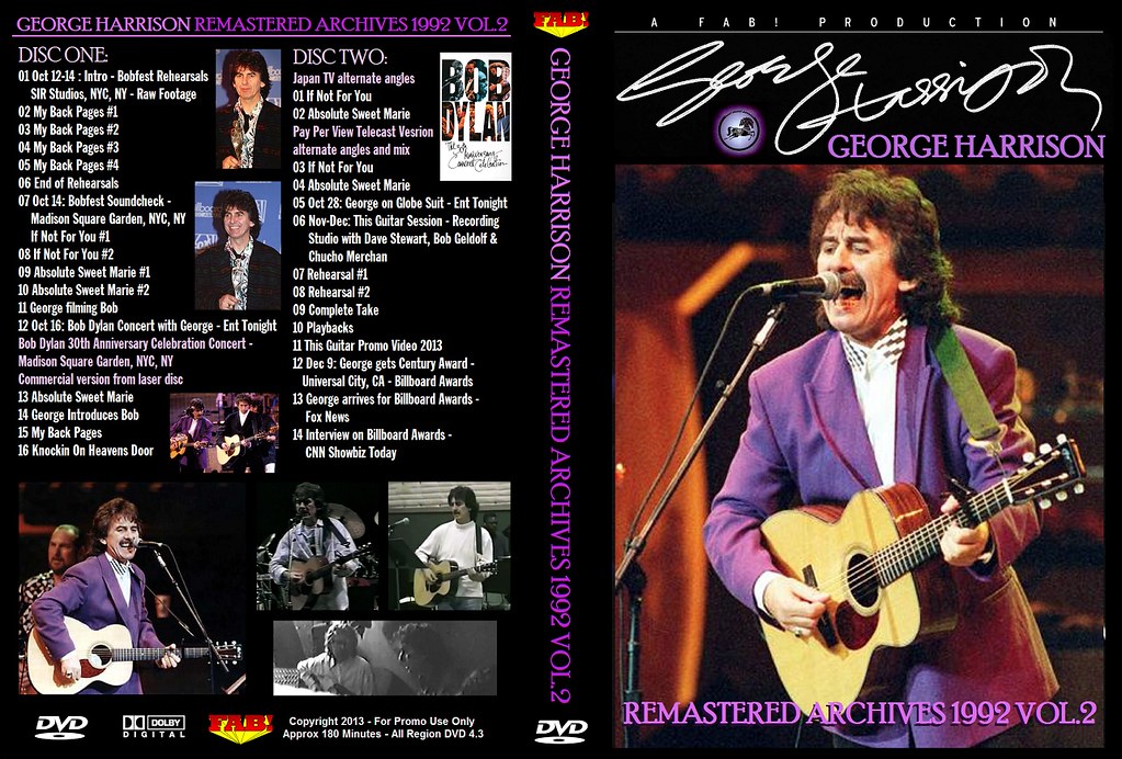 GEORGE HARRISON (2/DVD) REMASTERED ARCHIVES 1992 VOL.2
