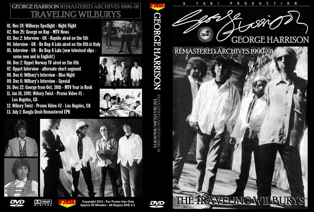 GEORGE HARRISON DVD - REMASTERED ARCHIVES 1990-1991