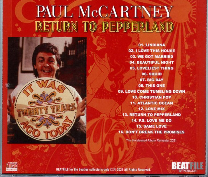 Paul McCartney Cd - Return To Pepperland