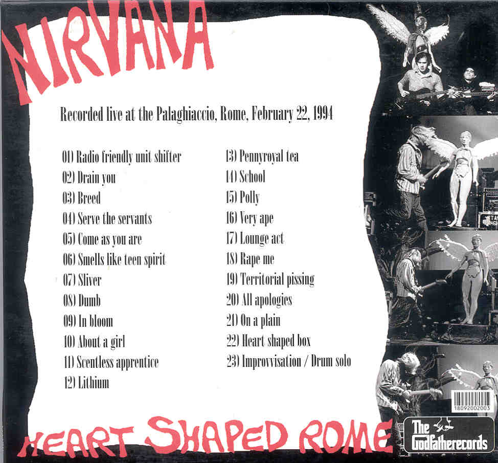 Nirvana Cd - Heart Shaped Rome