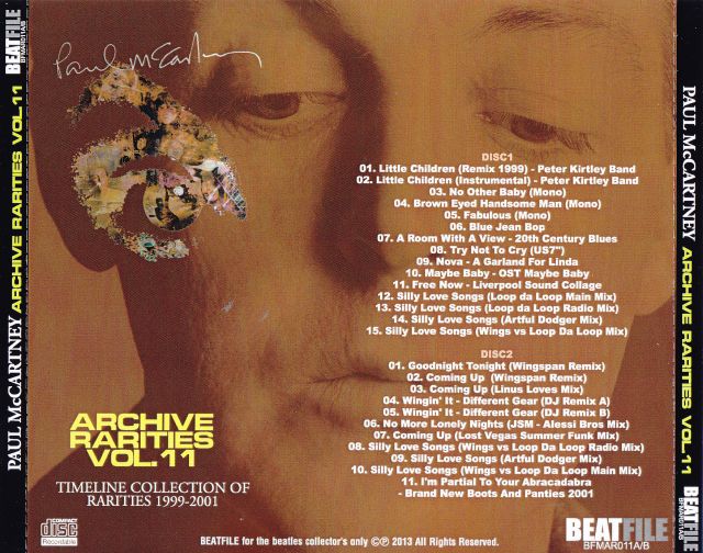 Paul McCartney (2/Cd) Archive Rarities Vol. 11