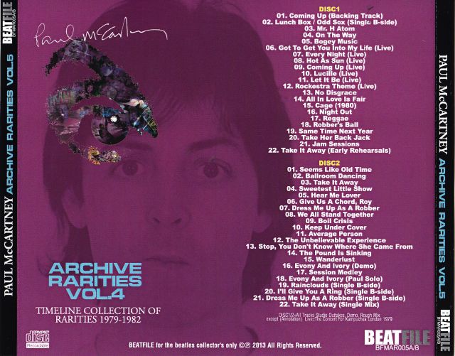 Paul McCartney (2/Cd) Archive Rarities Vol. 5