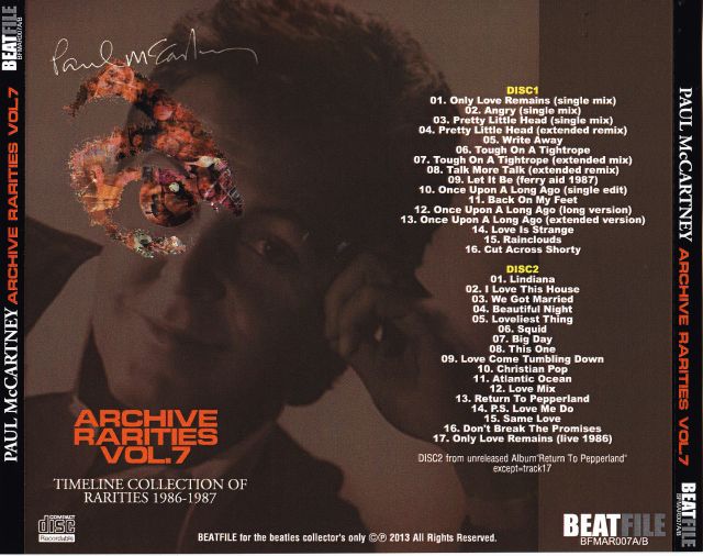 Paul McCartney (2/Cd) Archive Rarities Vol. 7