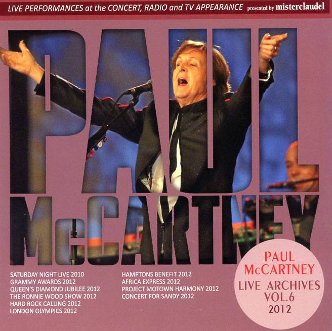 Paul McCartney (2/Cd) Live Archives Vol 6