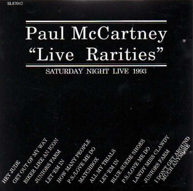 Paul McCartney Cd - Live Rarities