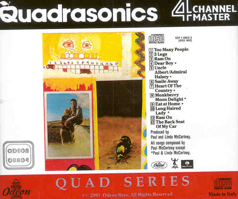 Paul McCartney Cd - Ram Quad