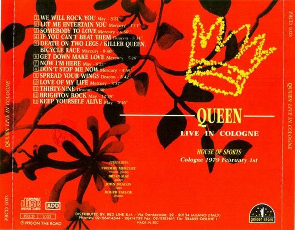 Queen Cd – Live In Cologne