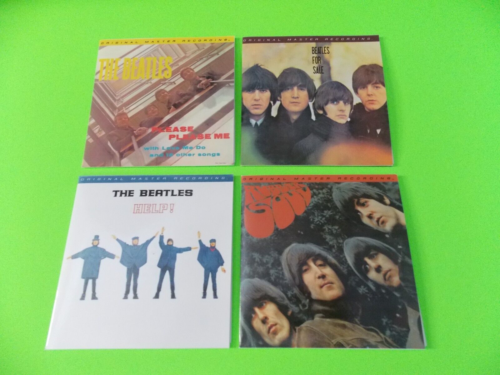 RARE BEATLES SET OF 4 MASTER RECORDING MINI LP CD'S