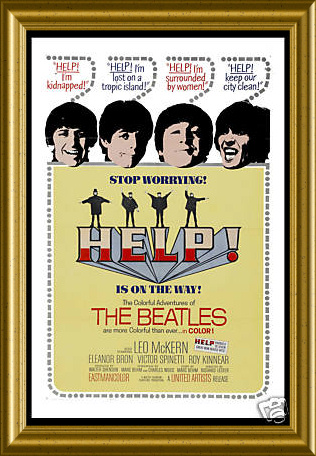 The Beatles * Help! * USA Movie Poster release in 1965