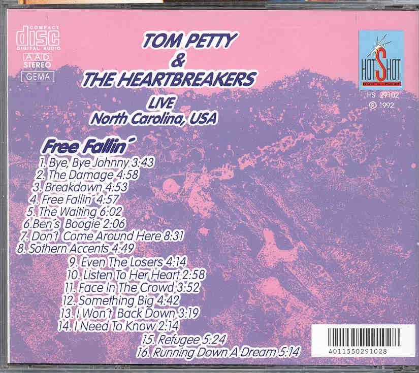 Tom Petty Cd - Free Fallin'