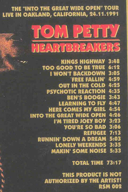 Tom Petty Cd - Psychotic Reaction