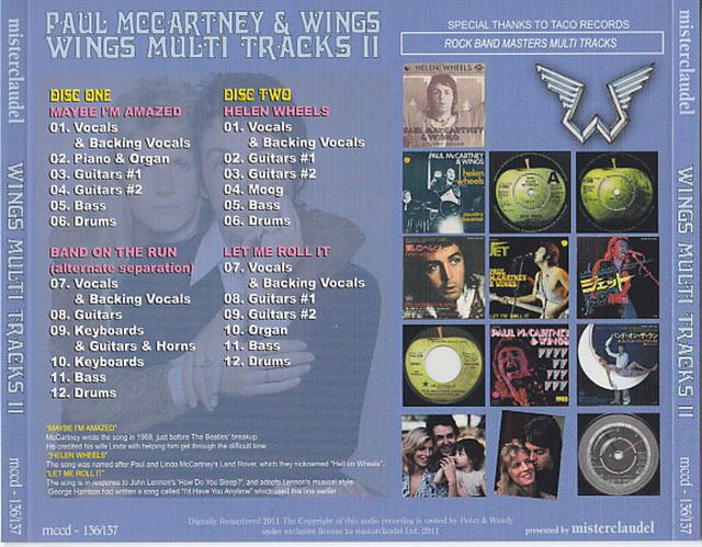 Wings (2/Cd) Multi Tracks II
