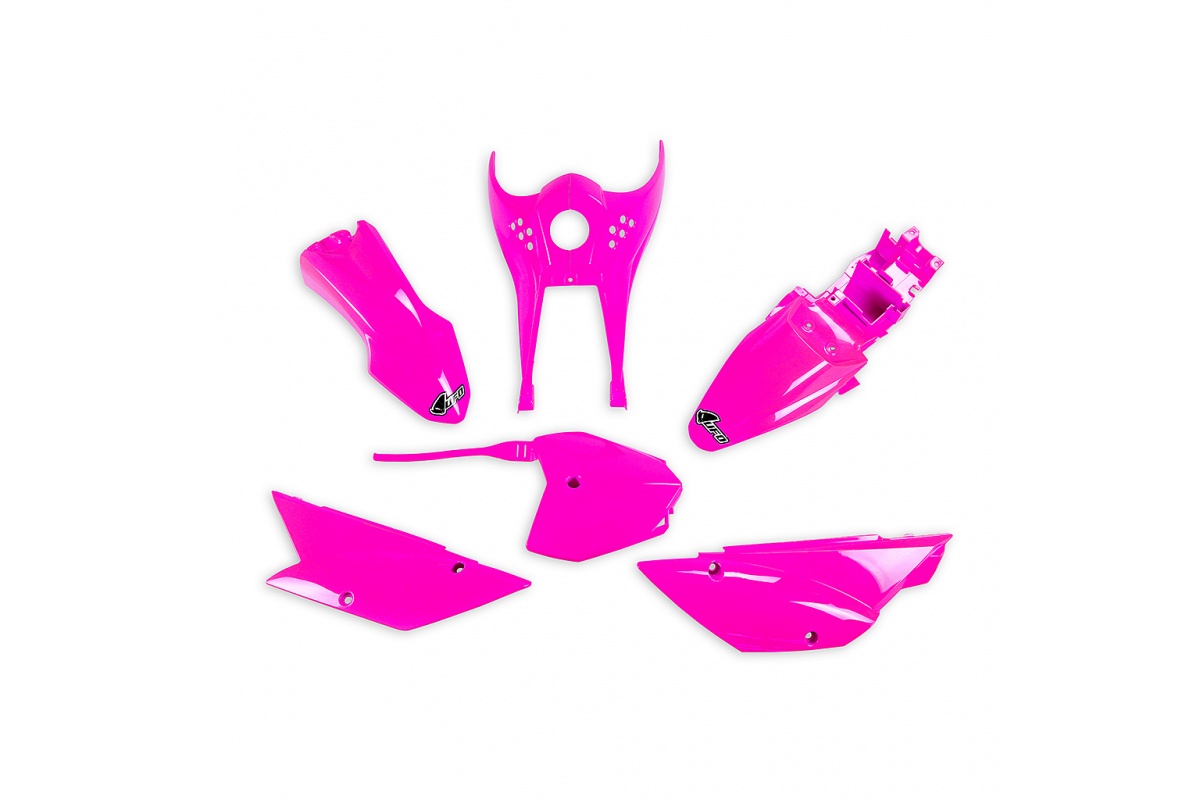 2010-2024 Kawasaki KLX110 Pink Complete Plastics Kit by UFO