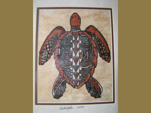 Polynesian Art Turtle