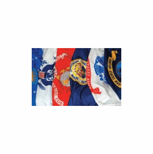 Army Navy USAF USMC Coast Guard Space Force Army Corps of engineer flags