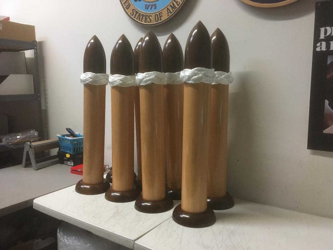 Maple and Walnut Quarterdeck Bullets