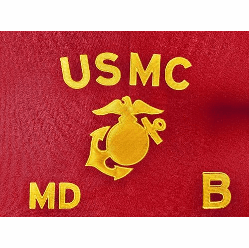 FRAMABLE USMC GUIDONS MEDIUM SIZE MARINE CORPS GUIDONS