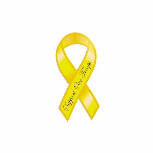 Support our Troops Yellow Ribbon