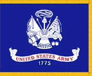 US Army Field Flag Blue Fringed Field Flags