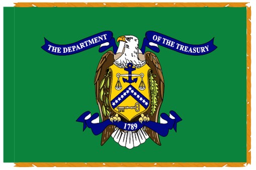 Department of The Treasury Flags