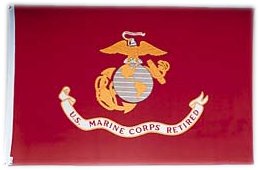 USMC Retired flags Marine Corps Flags
