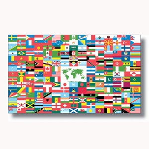 All World Flags Collage