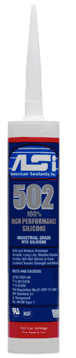 American Sealats ASI 502 RTV Silicone Sealant - Food Grade Products