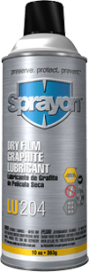 Sprayon LU204 Dry Graphite Lubricant - Spray Lubricants