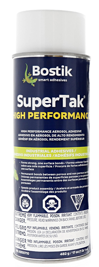 Bostik High Performance SuperTak Aerosol Adhesive - 17 oz. - Bostik ...