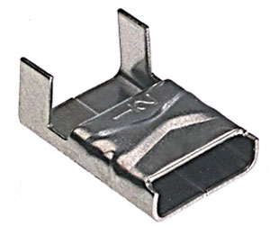 Band-It L15699 3/4" Stainless Steel Clip - BAND-IT Stainless Steel Buckles