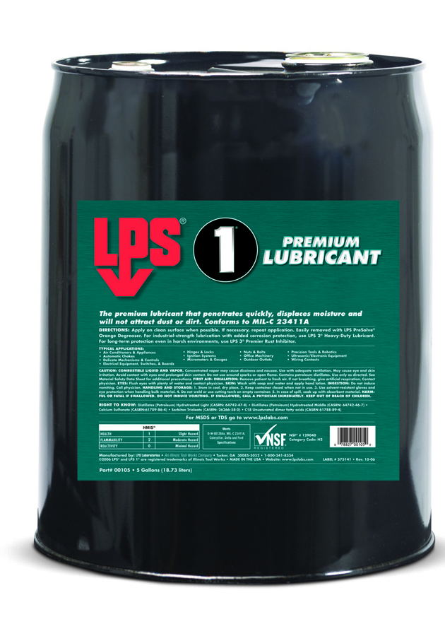 LPS 1 Premium Lubricant 5 Gallon Pail - LPS Lubricants