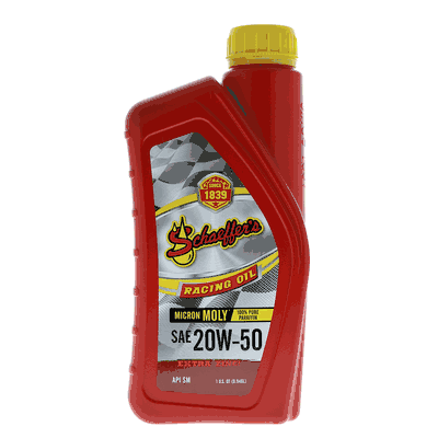Schaeffer #191 Micron Moly 20W-50 Racing Oil - Schaeffer Oil Products