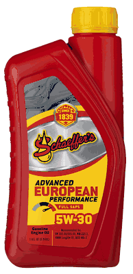 Schaeffer's 5W-30 Advanced European Engine Oil - Schaeffer Oil Products