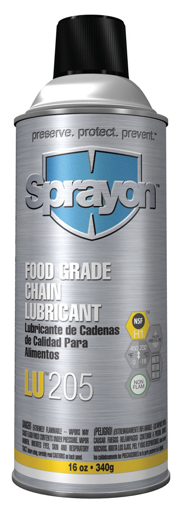Sprayon LU205 Food-Grade Chain Lubricant - Sprayon Lubricant Products