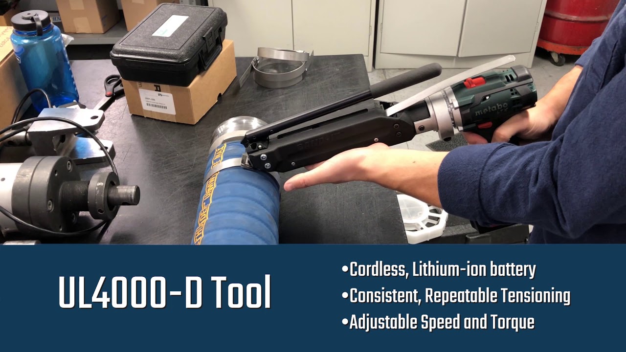 Band-It UL4000-D Ultra-Lok Tool - Band-It Hose Attachment