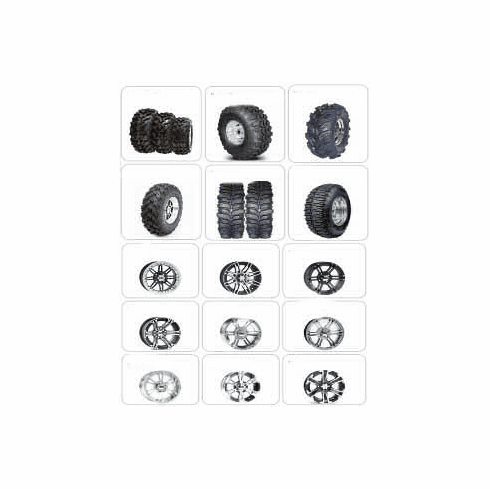 14" UTV Wheel Package with Interco Tires