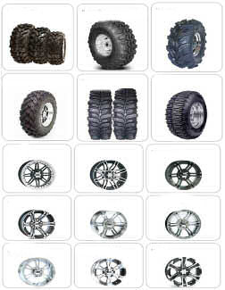 14" UTV Wheel Package with Interco Tires
