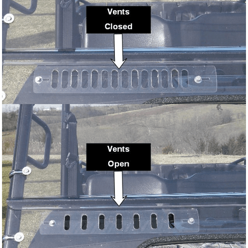 3 Star | CF Moto UForce 500 | 800 | 2 Piece Windshield