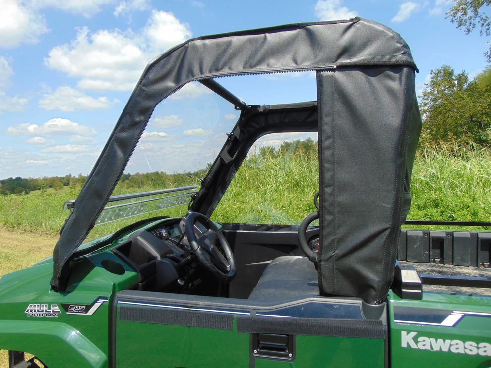 3 Star Industries Soft Door/Rear Window Combo for Kawasaki Mule Pro-MX